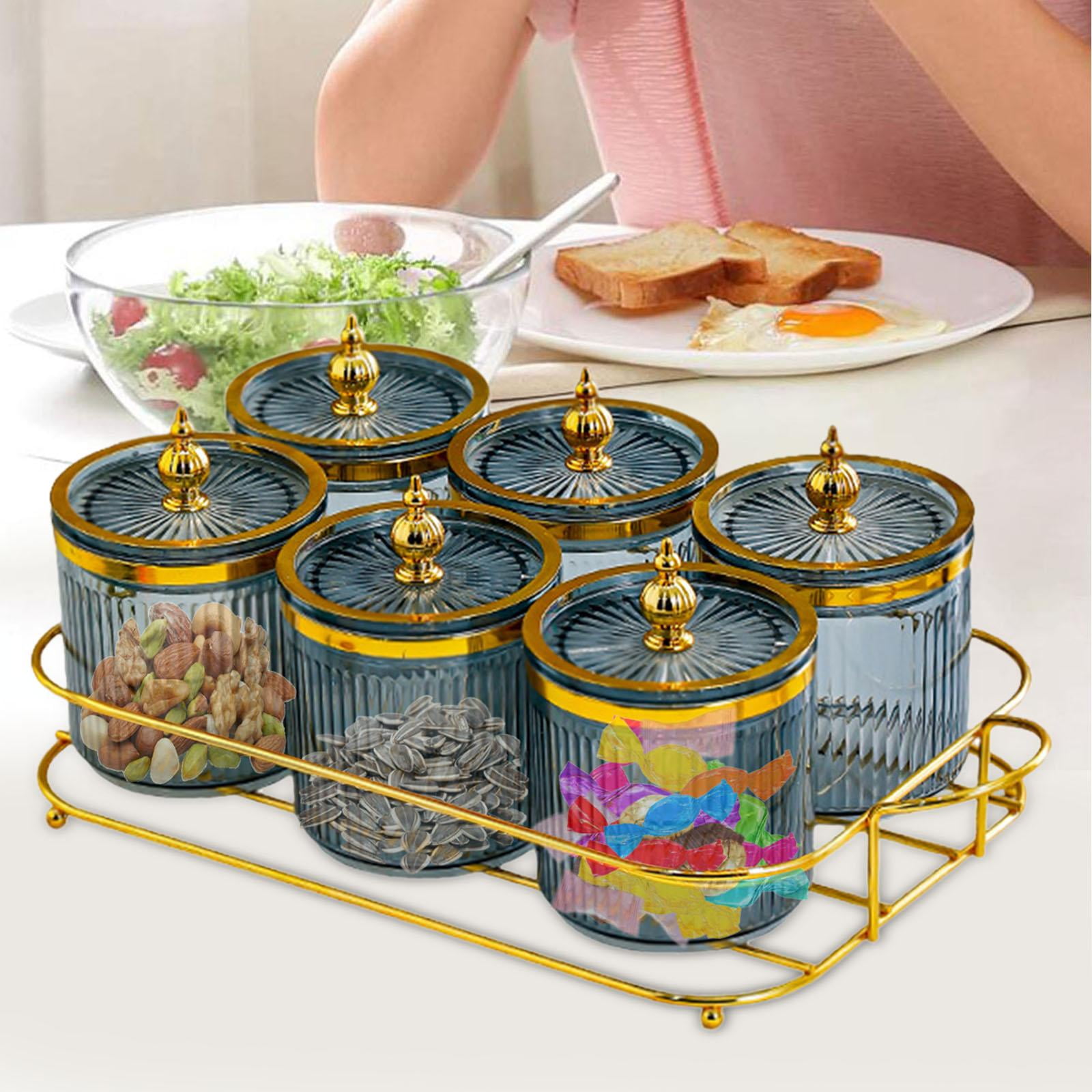 CUTICATE Nut and Candy Serving Tray Divided Snack Serving Bowls 6 ...