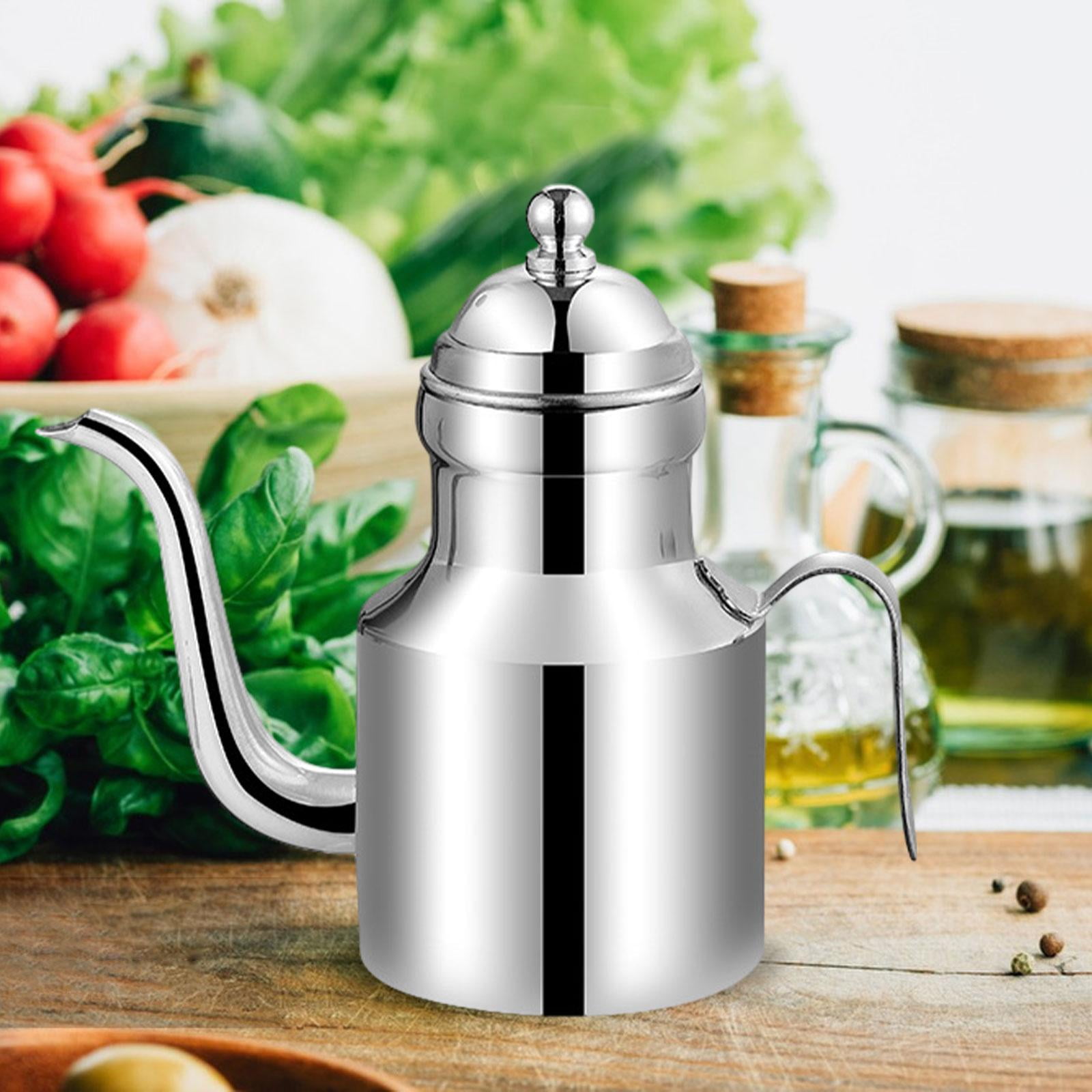 CUTICATE Olive Oil Dispenser Bottle Kitchen Liquid Container Pourer ...