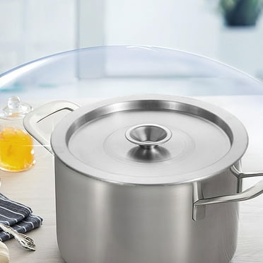 CUTICATE Stainless Steel Pan Lid Frying Pan Cover Portable Pan Cover ...