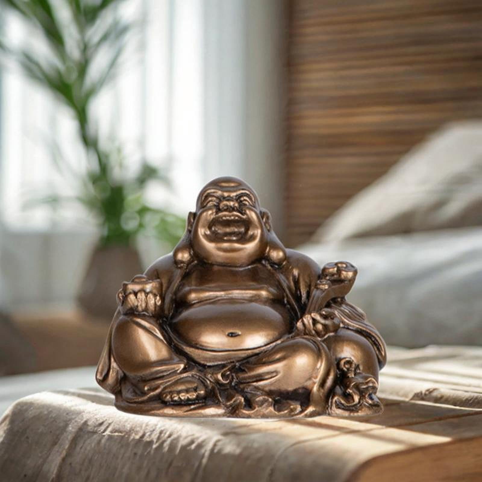 CUTICATE Resin Laughing Buddha Maitreya Buddha Statue Decorative ...