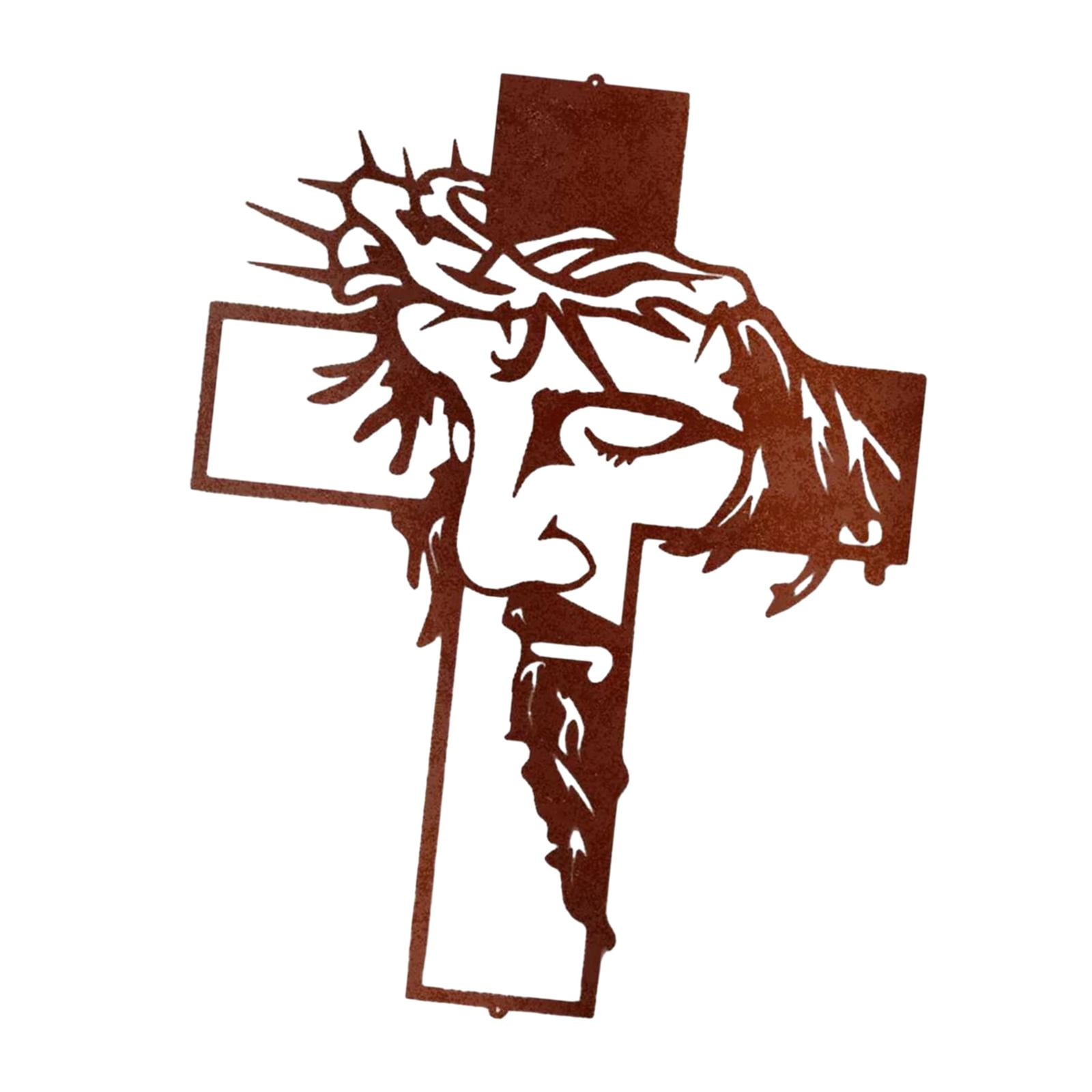 CUTICATE Resurrected Statue Wall Sculpture Jesus Figures Collection Ornament Background Hanging ...