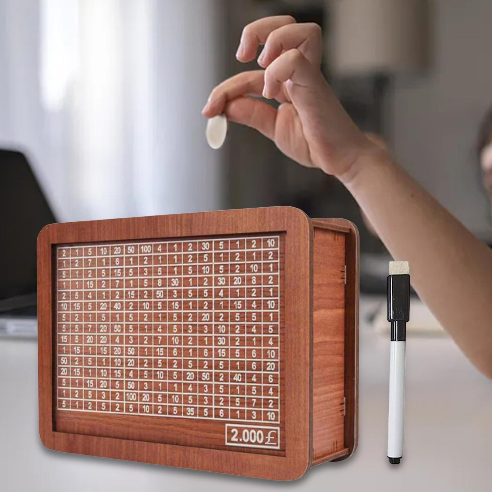 CUTICATE Retro Money Box Piggy Bank with Counter Storage Case Portable ...