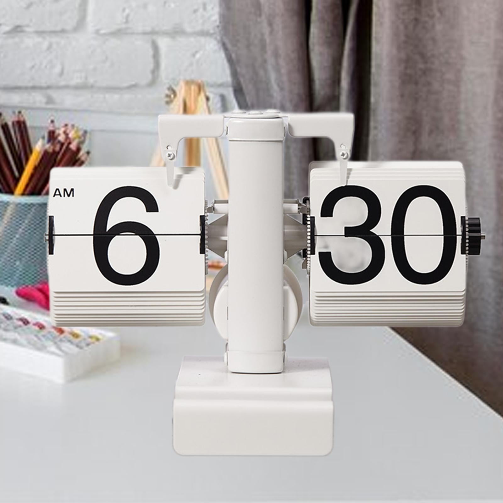 CUTICATE Retro Type Auto Flip Clock Flip Digital Clock Office Home ...