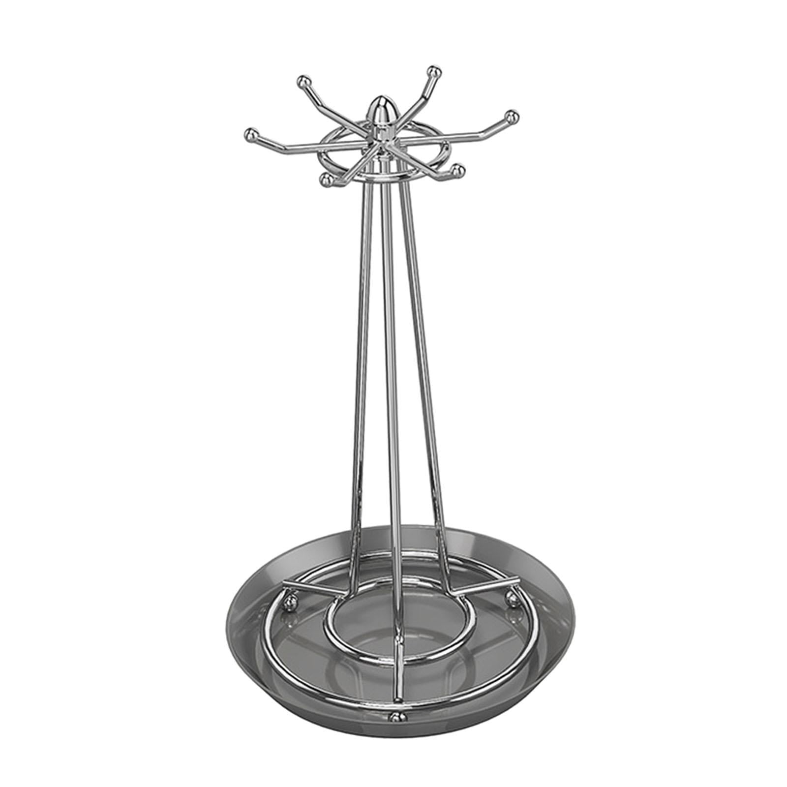 CUTICATE Rotating Utensil Rack Spatulas Spoon Soup Ladle Holder 6 ...