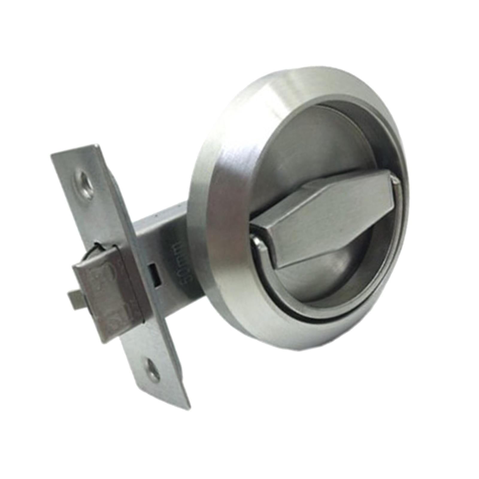 CUTICATE Round Knobs Rings Pulls Lock Door Handle Lock Parts Stainless ...