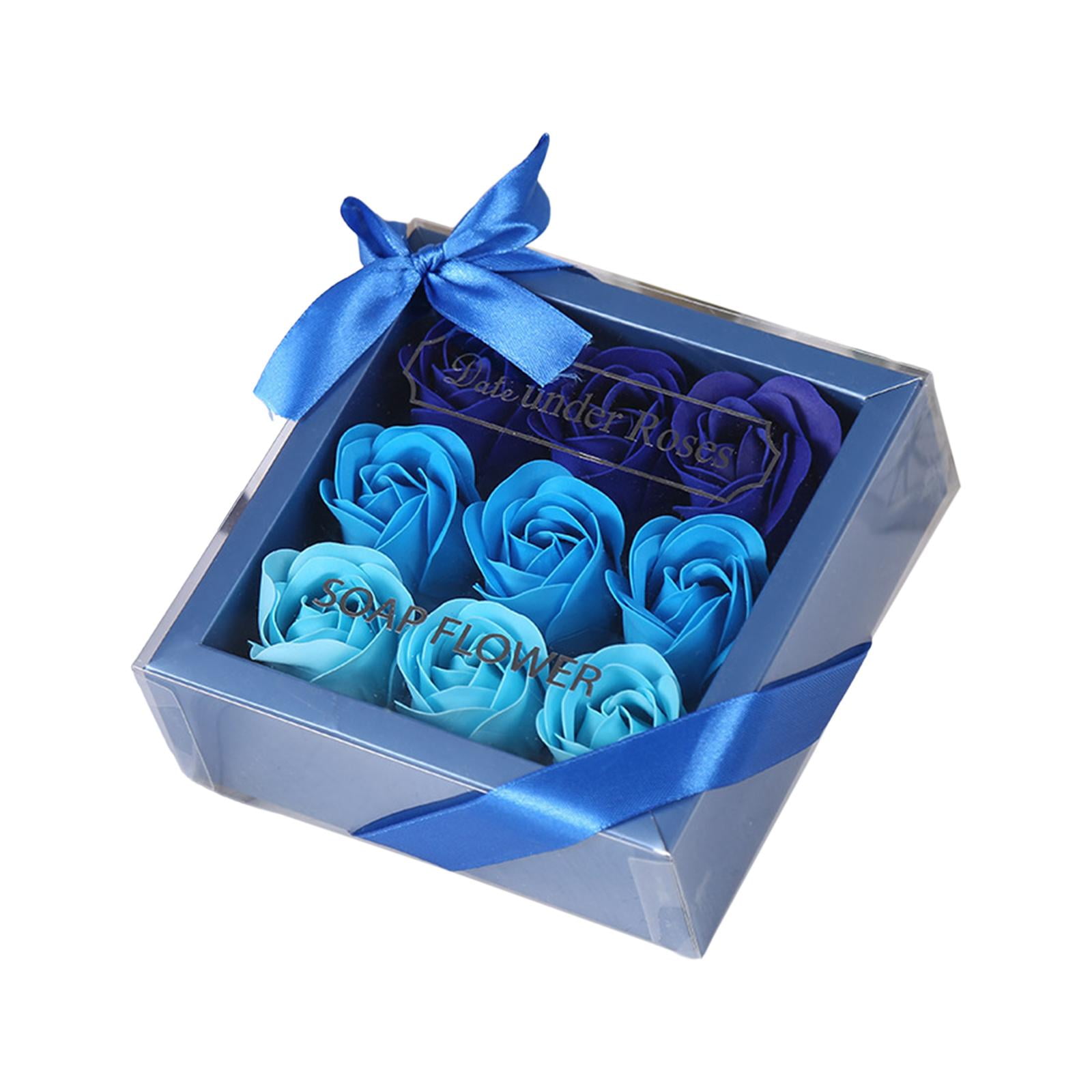 CUTICATE Scented Soap Rose Flower with Gift Box Artificial Floral 13 ...