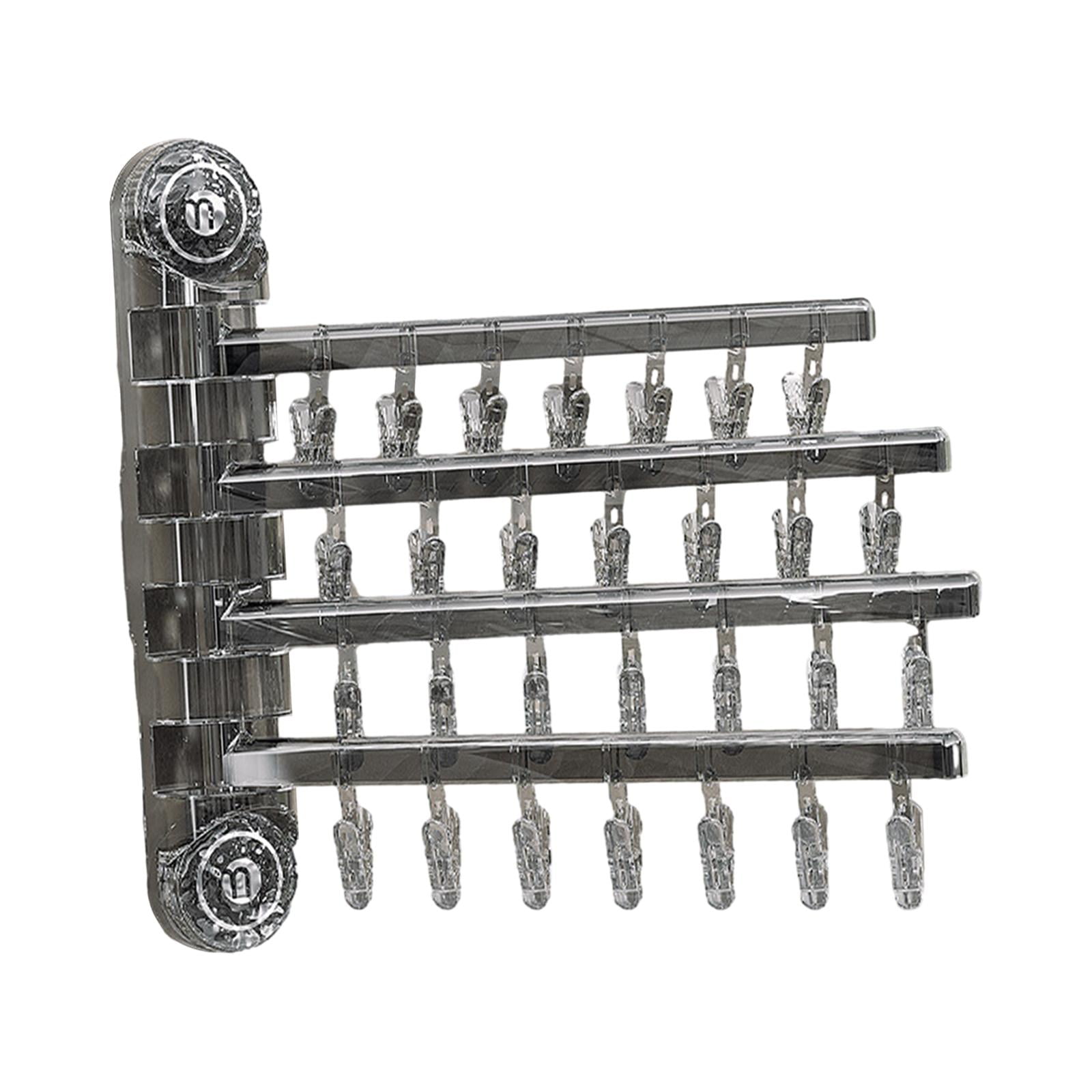 CUTICATE Sock Hanger Rack Clothes Drying Rack Wall Mounted Multipurpose ...