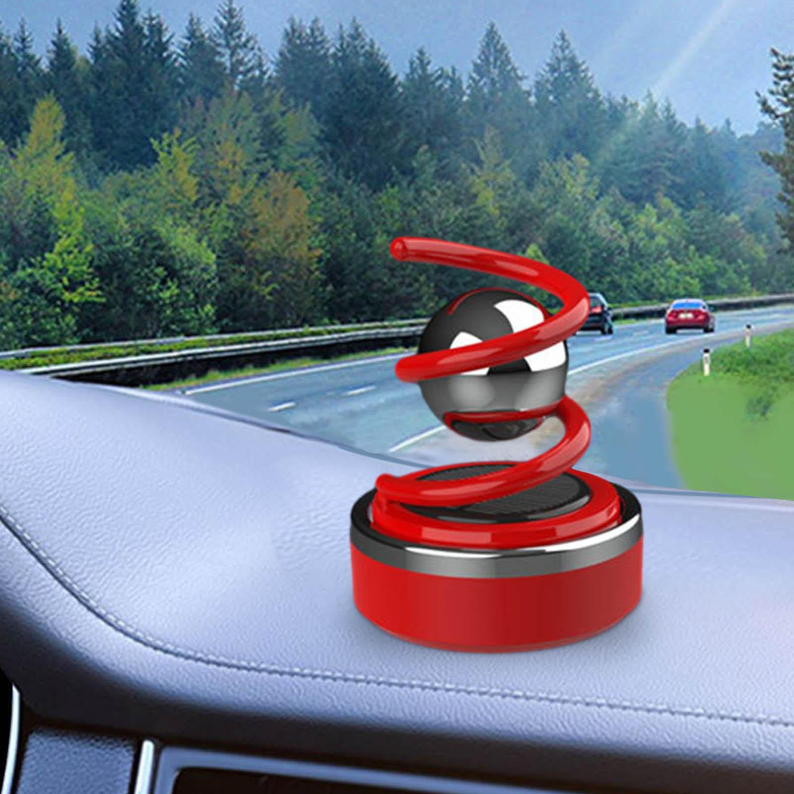 CUTICATE Solar Car Diffuser Solar Rotating Car Essential Oil Diffuser ...
