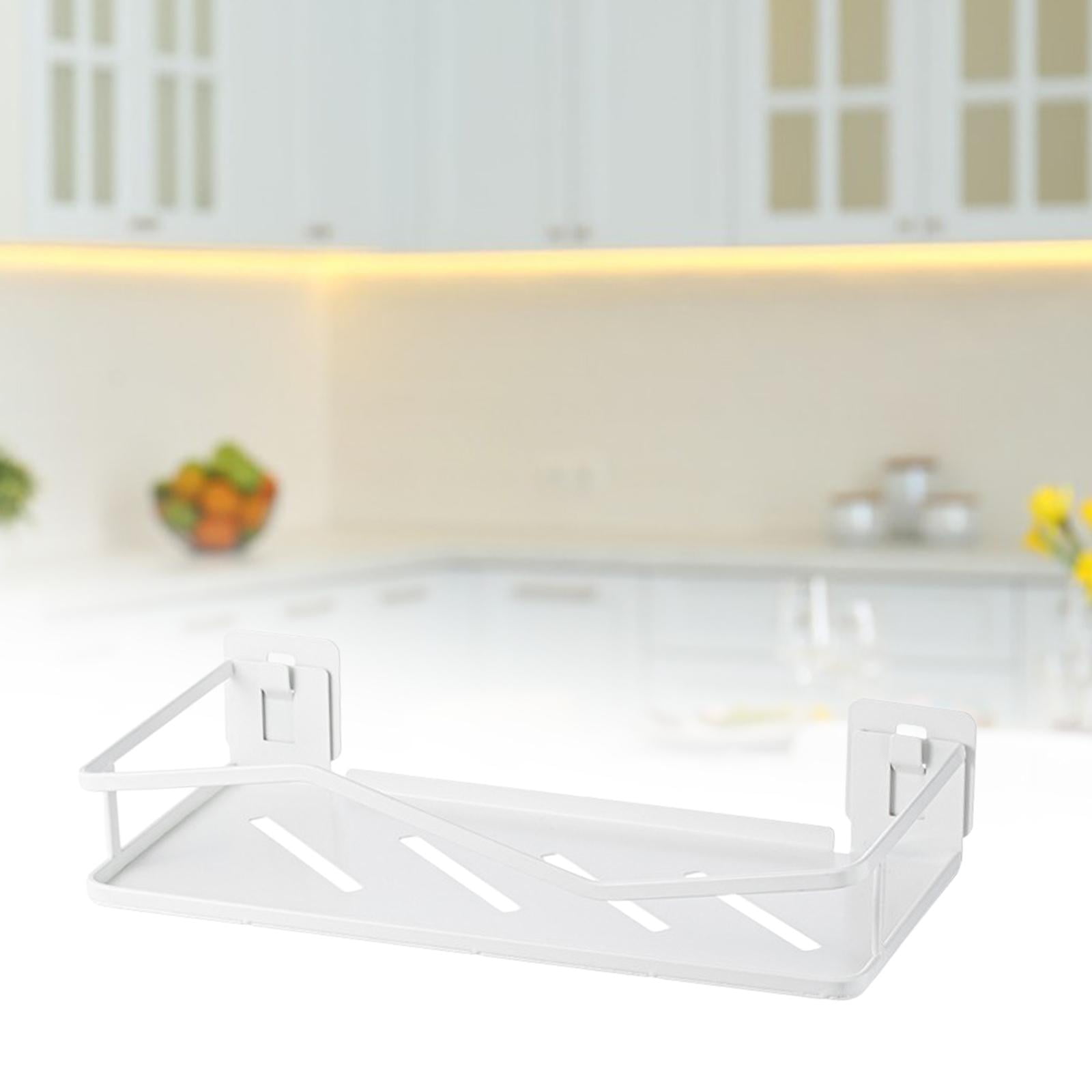 CUTICATE Spice Rack Seasoning Organizer Wall Mounted Metal Multipurpose Floating Storage Rack ...