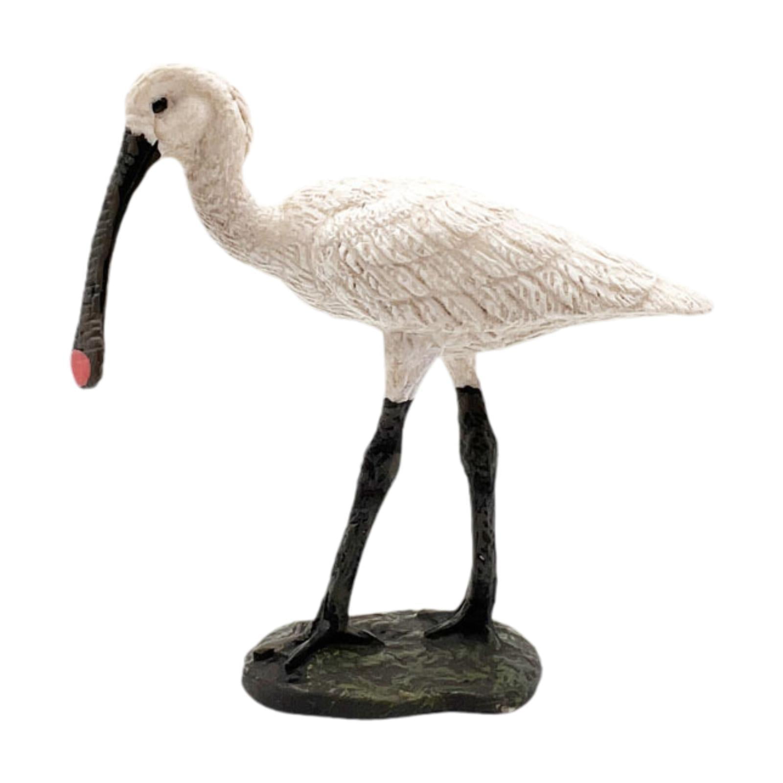 CUTICATE Spoonbill Figurine Animals Statue Home Decoration Bird ...