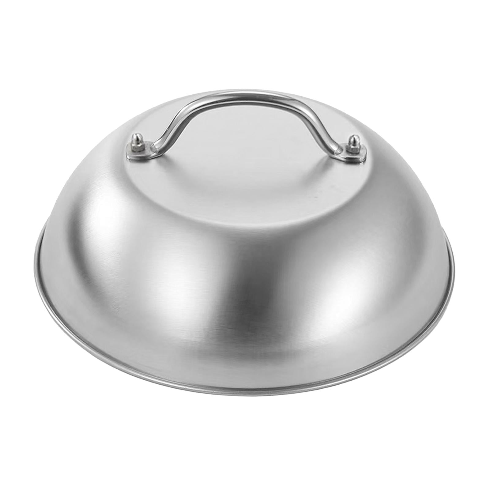 CUTICATE Stainless Steel Pan Lid Frying Pan Cover Portable Pan Cover ...