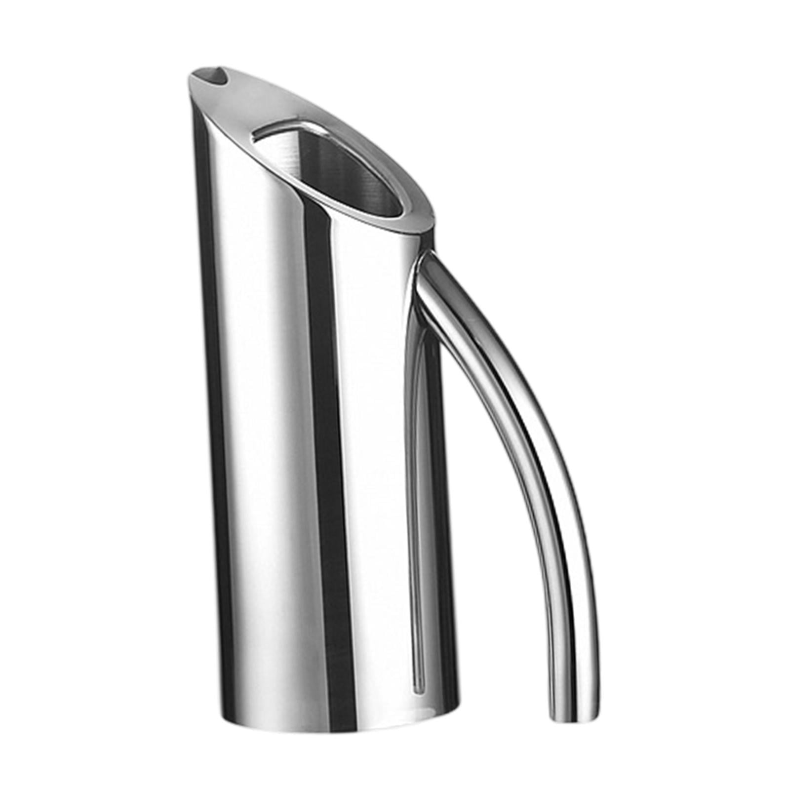 CUTICATE Stainless Steel Water Pitcher Beverage Dispenser Comfortable ...