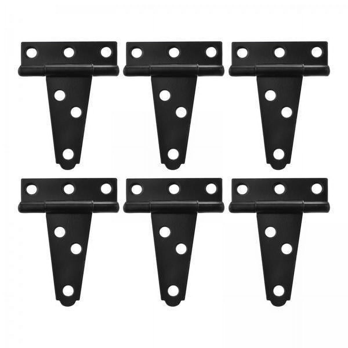 CUTICATE Strap Hinge Rustproof Black Triangular Hinge T Hinge for Barn ...