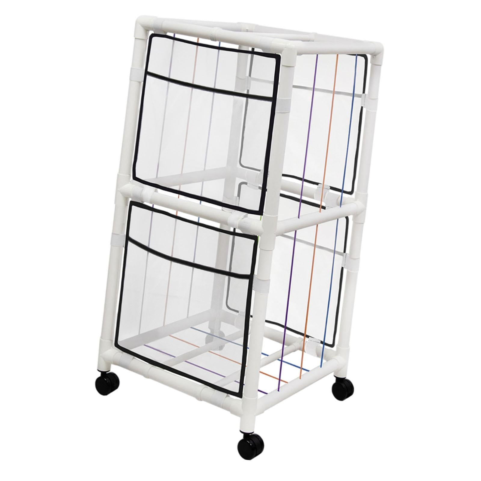 CUTICATE Stuffed Animal Storage Rack with Wheels Toy Organizer Shelf ...