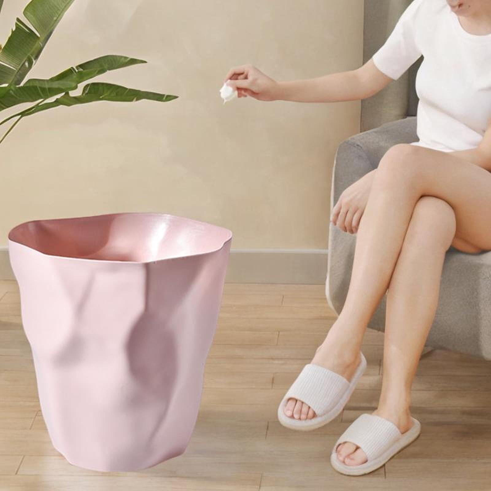 CUTICATE Trash Bin Waste Bin without Lid Household Decorative ...