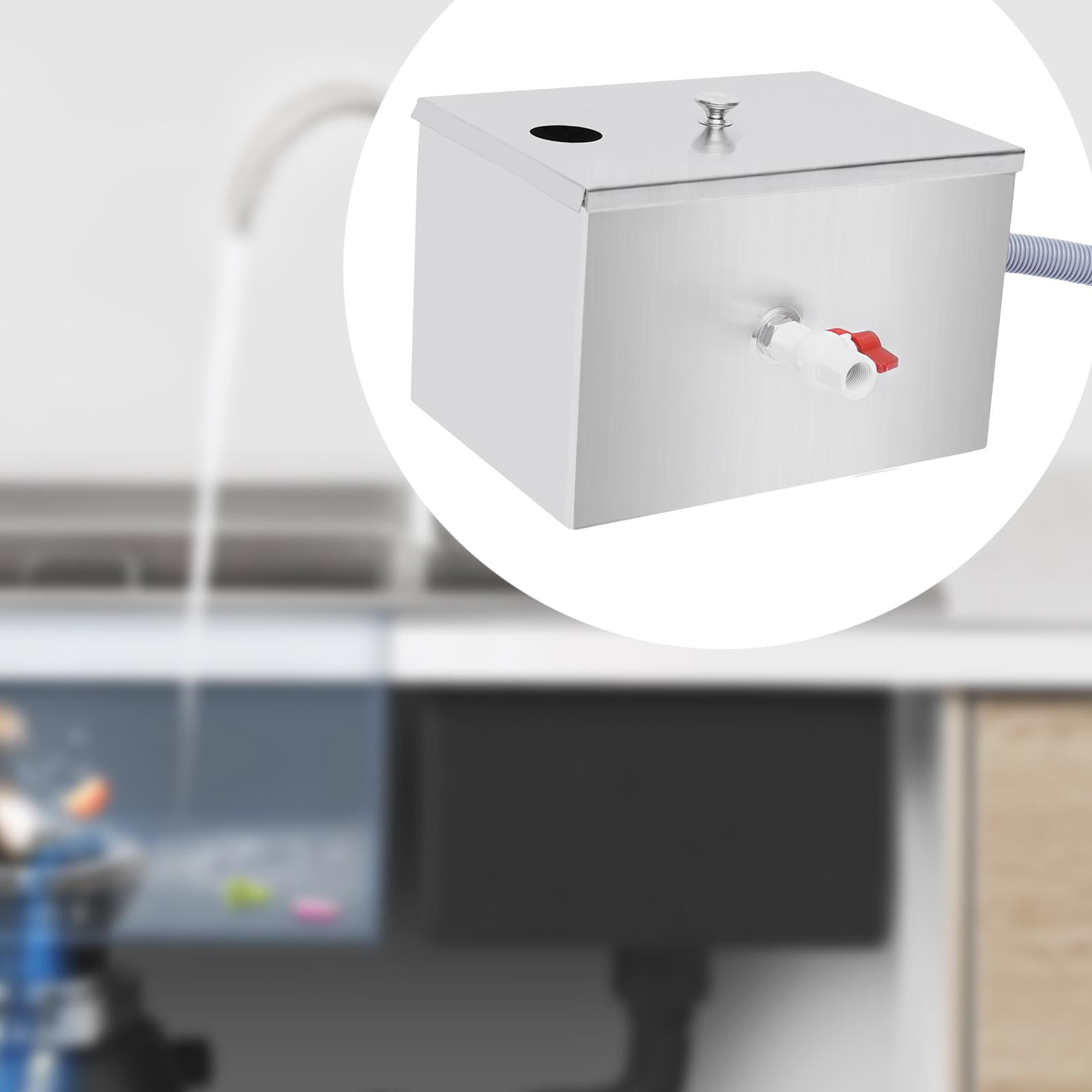 CUTICATE Waste Water Oil Water Separator, Interceptor with Top Inlet ...