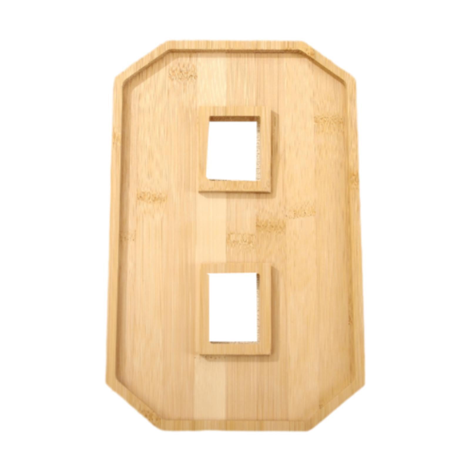 Cuticate Wooden Number Serving Tray Board Box Serving Platter Food ...