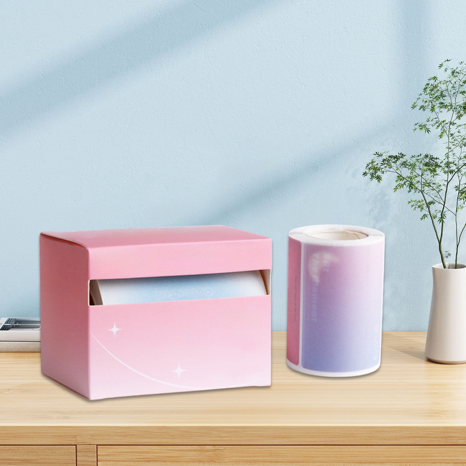 CUWFQ Pull-Out Adhesive Transparent Notes Tearable Sticky Tags for ...