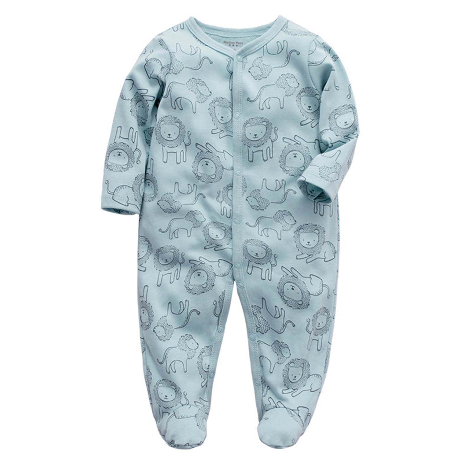 CUZIBR Baby Girls Boys Soft Cute Cartoon Footies Romper Jumpsuit Oneise ...
