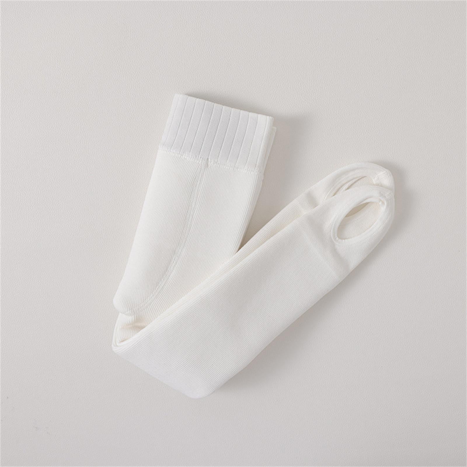 CUZIBR Baby Pants Thick Lined Fuzzy Warm Tights Solid Color Leggings ...