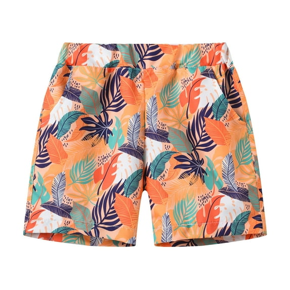 CUZIBR Boys Board Trunks Casual Summer Elastic Waist Cute Dinosaur ...