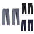 CUZIBR Boys Formal Dress Pants Classic Flat Front Trousers For ...