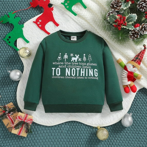 CUZIBR Boys Funny Shirts Solid Color Loose Relaxed Sweatshirts Long ...