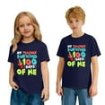CUZIBR Boys Girls Graphic T-Shirt Print 100 Days Of School Letter Print ...