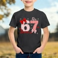 CUZIBR Boys Graphic 67 Shirt Short Sleeve Cute Ice Cream Print Round ...