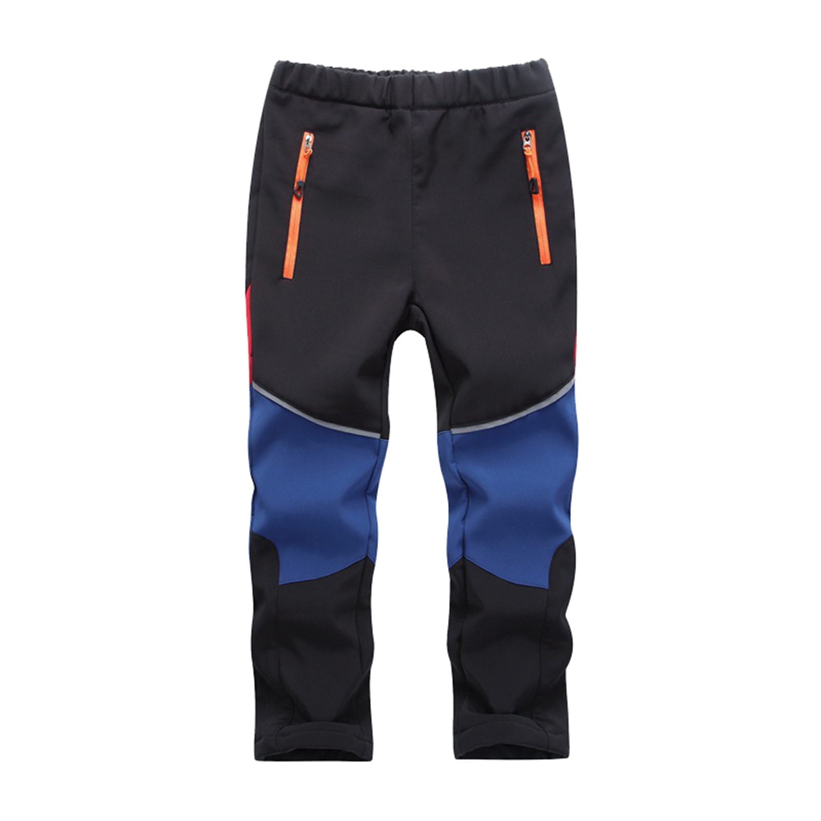 CUZIBR Boys Snowpants Thick Lined Waterproof Windbreaker Straight Leg ...