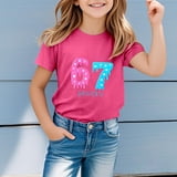 CUZIBR Boys Trendy T Shirt Casual Short Sleeve Ice Cream Pattern Shirts ...