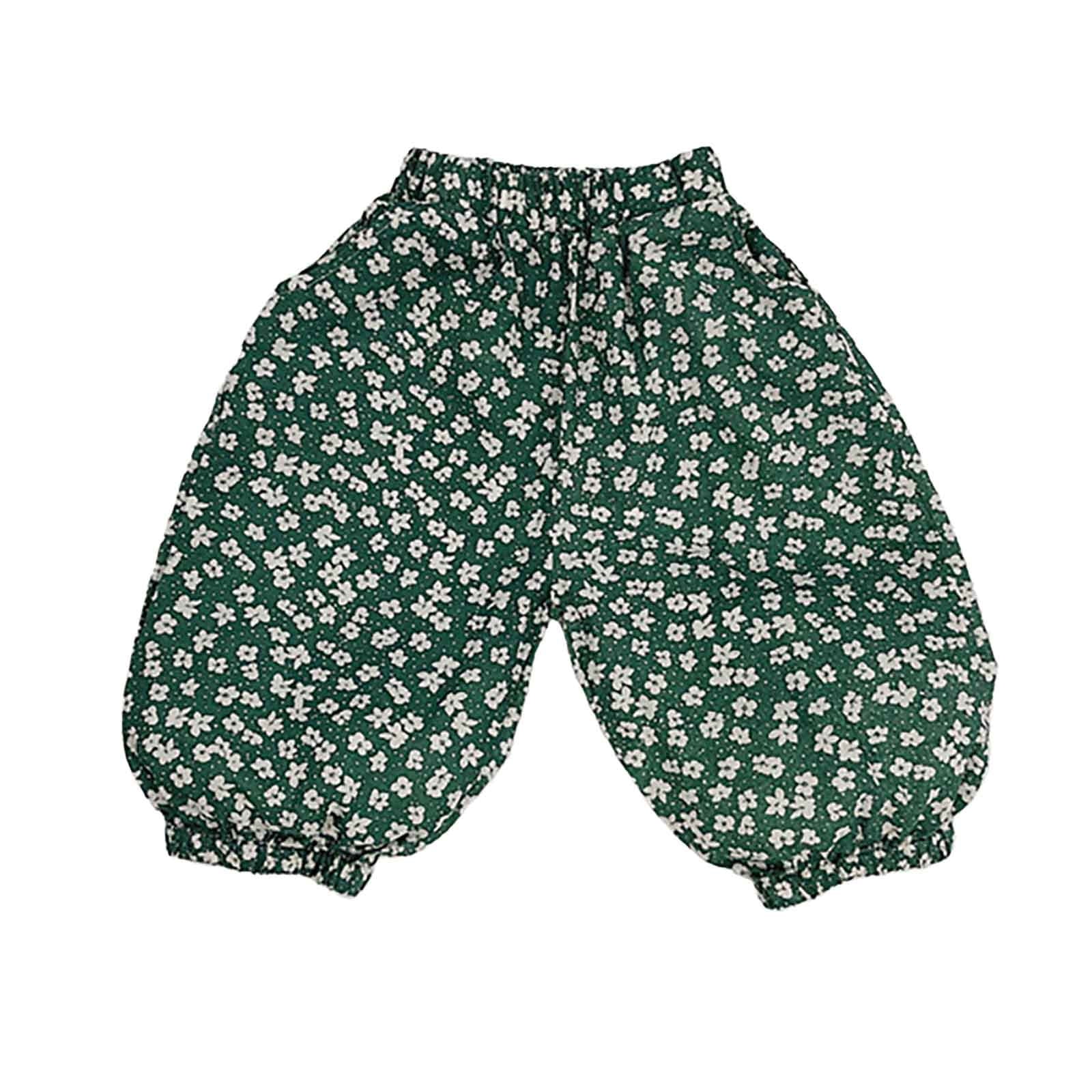 CUZIBR Child Toddler Boys Girls Elastic Pants Casual Summer Holiday ...
