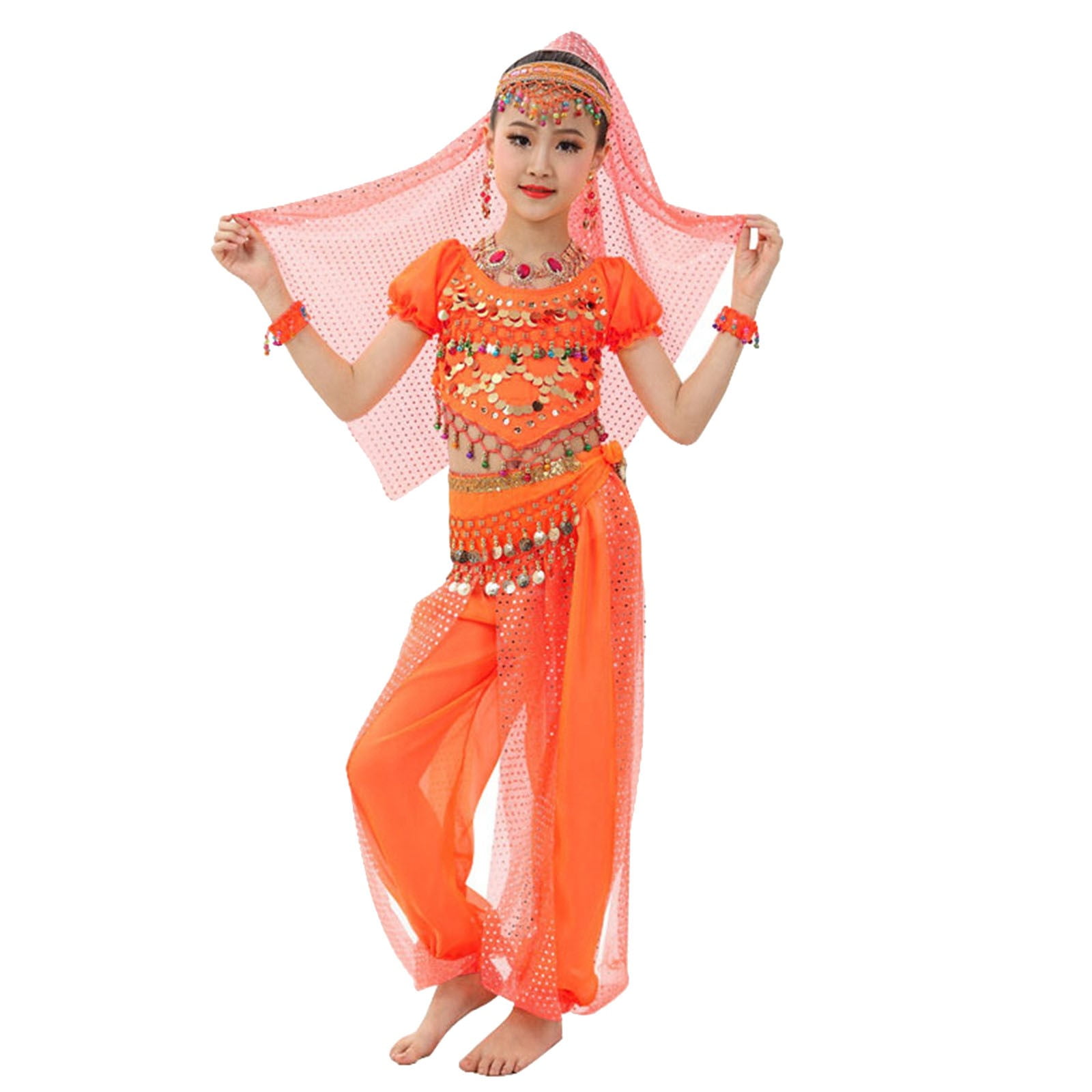 CUZIBR Fall Outfits For Girls Fashion Dance Wear Sets Sequin Mesh Short ...