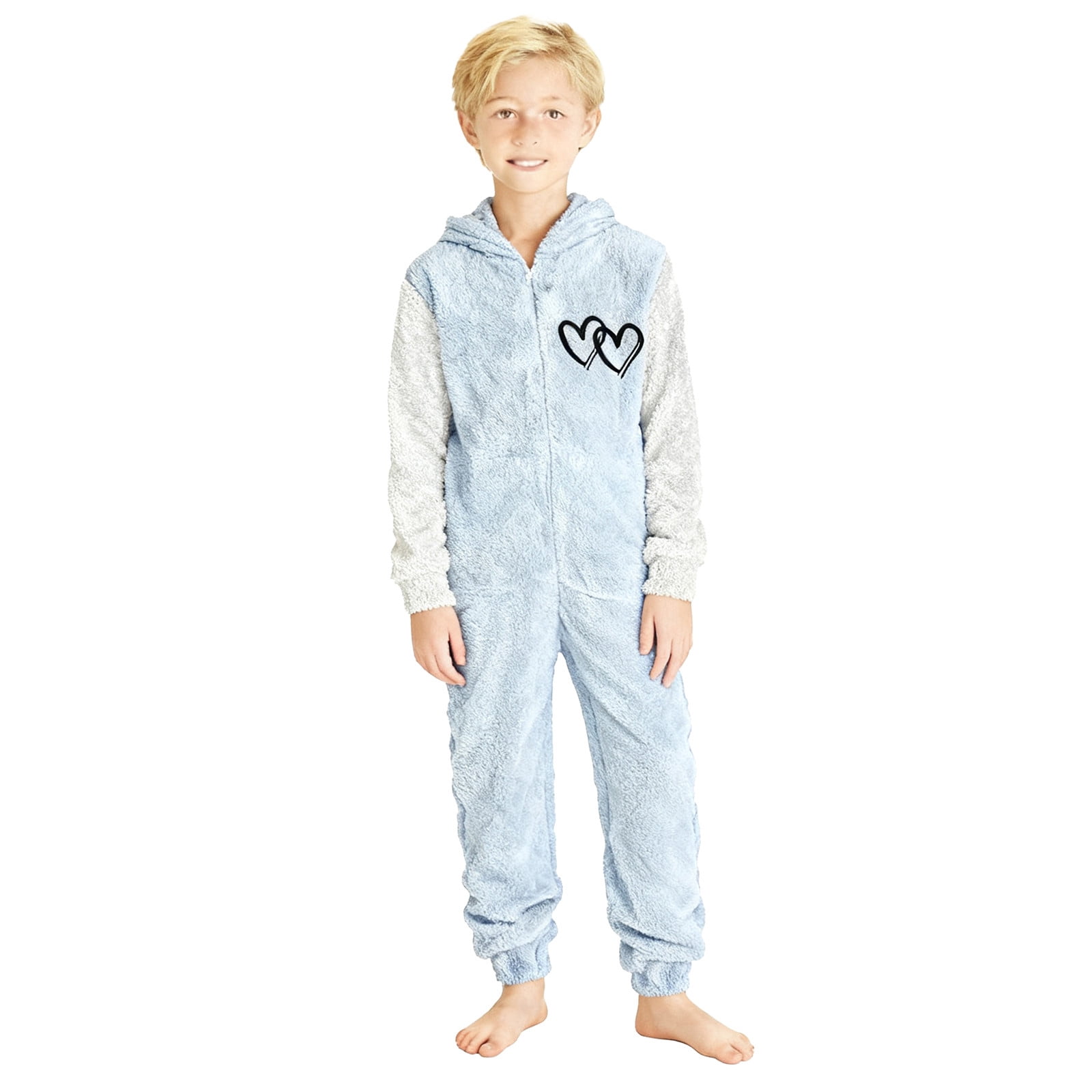 CUZIBR Girls Romper Jumpsuit Fall Outfit Teens Cute Fuzzy Thickened ...