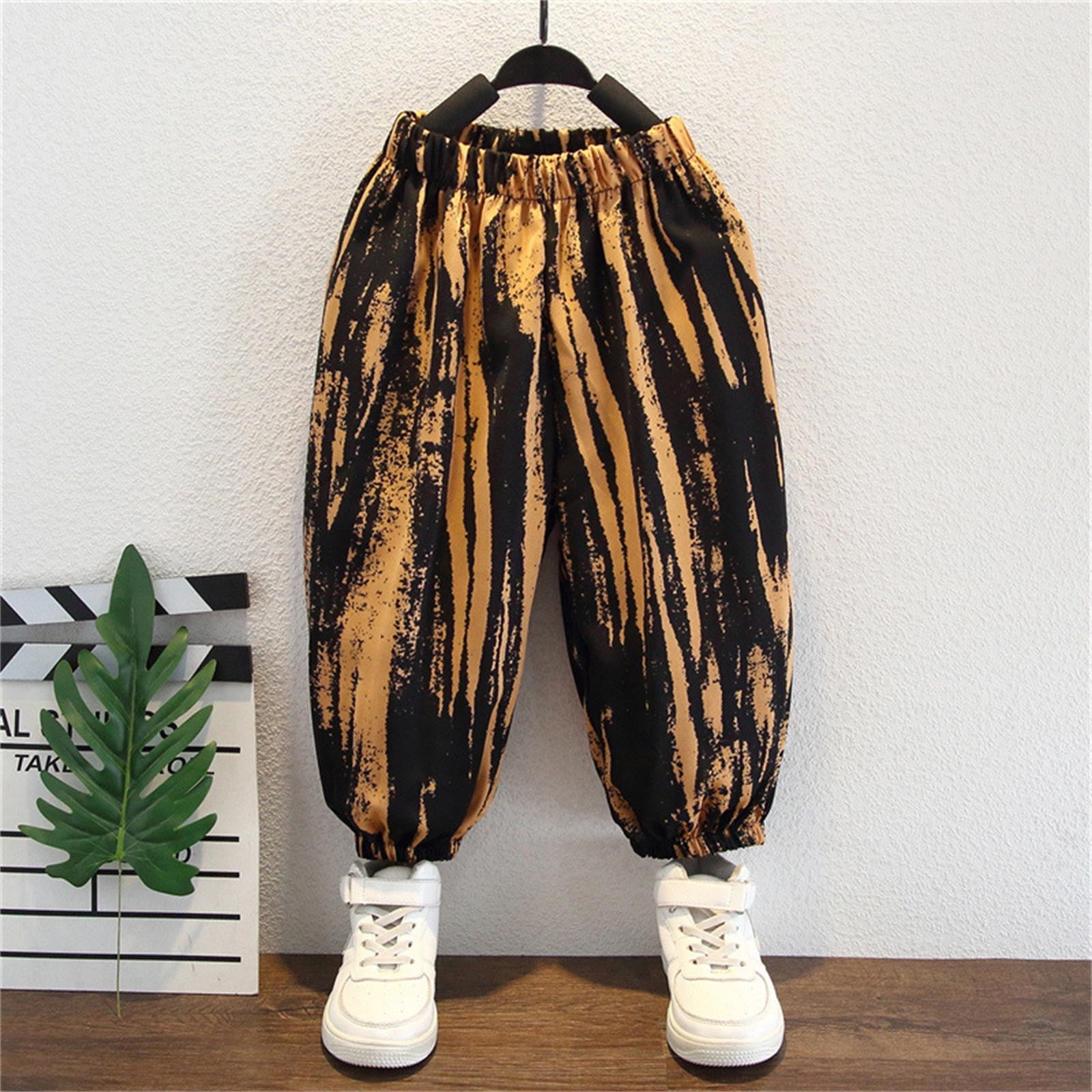 CUZIBR Girls Sweatpants Spring Summer Thin Joggers Wide Leg Trousers ...