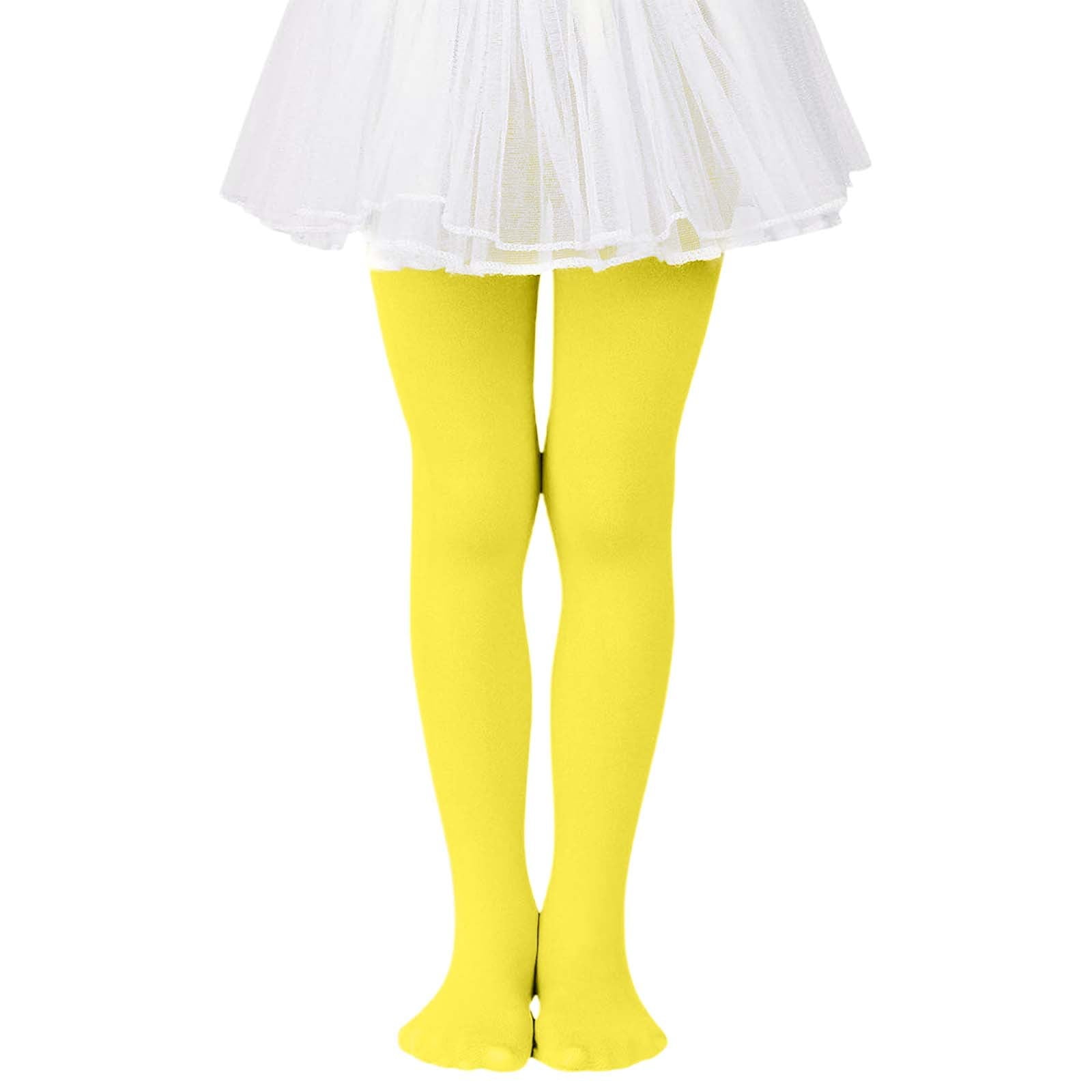 CUZIBR Girls Warm Tights Full Leggings Pantihose Stretchy Basic Cable ...