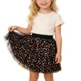 CUZIBR Kids Girls Dance Tutu Skirt Sequins Layered Short High Waist ...