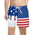 CUZIBR Kids Toddler Boys Independence Day Swim Trunks Patriotic Ice ...