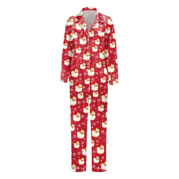 CUZIBR Matching Christmas Outfits For Family Cute Cartoon Bow Snowflake ...