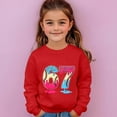 CUZIBR Toddler 67 Sweatshirt Cute Letter Print Long Sleeve Crewneck 67 ...