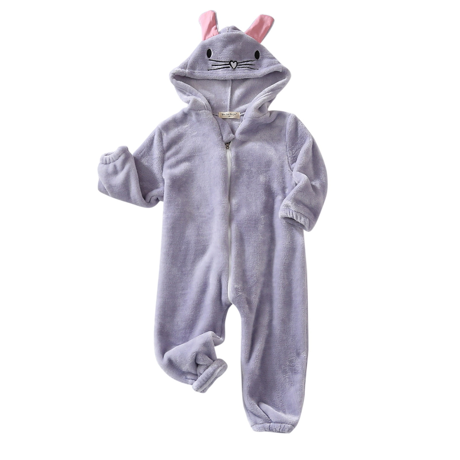 CUZIBR Toddler Boys Girls New Long Sleeve Winter Rabbit Ears Hooded ...