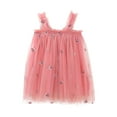 CUZIBR Toddler Girls Tutu Dresses Sleeveless Spaghetti Strap Floral ...
