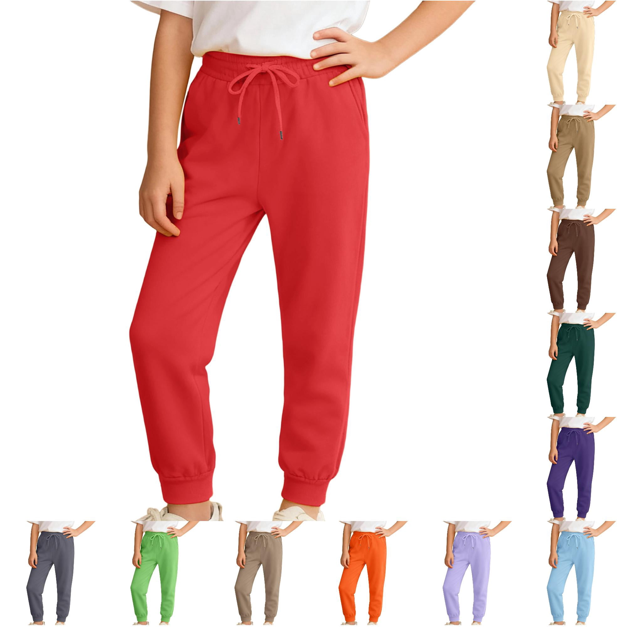 CUZIBR Toddler Kids Boys Jogger Pants Sweatpants Wide Leg Elastic ...