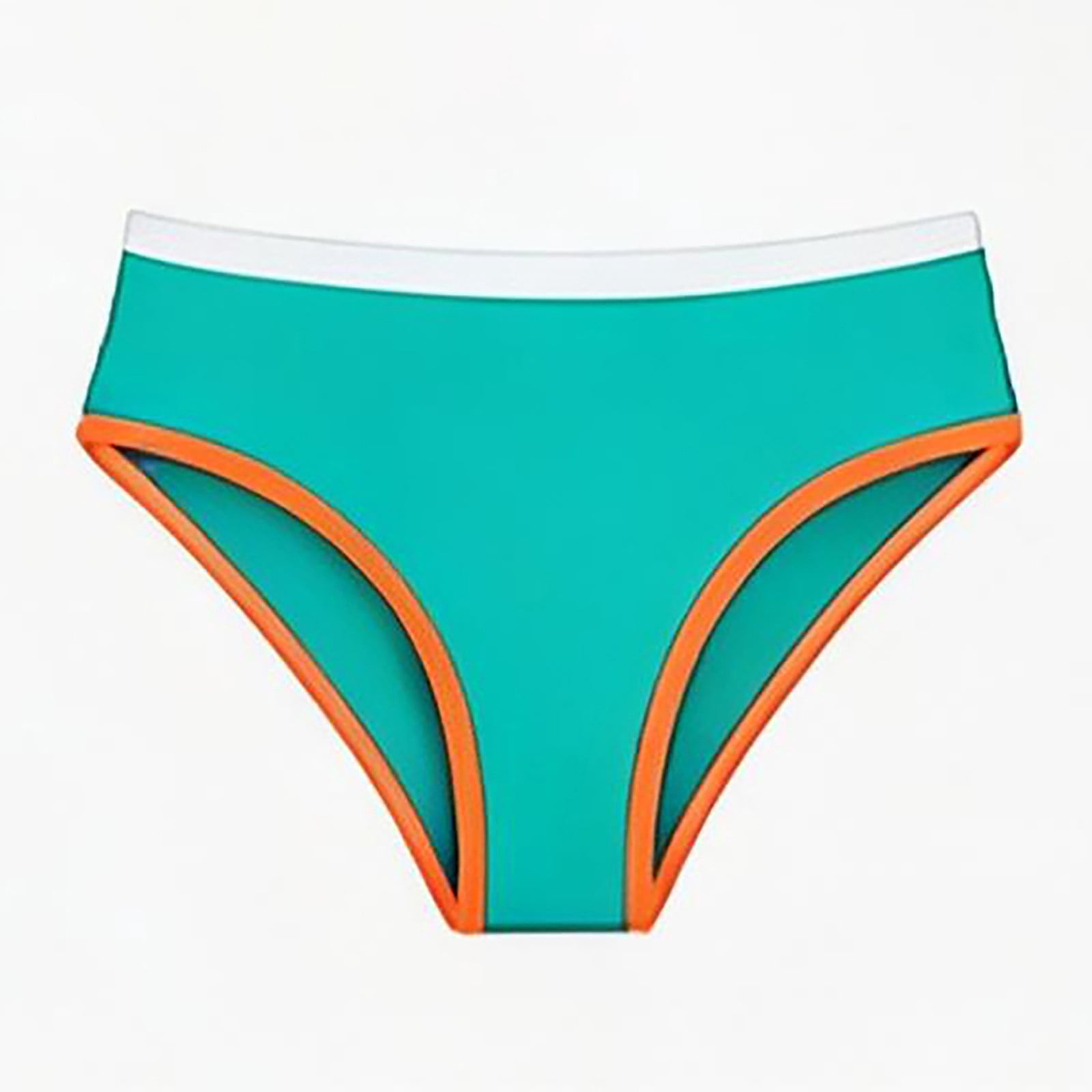 CUZIBR Toddler Kids Girls Swim Bikini Bottoms Low Waist Color Block ...