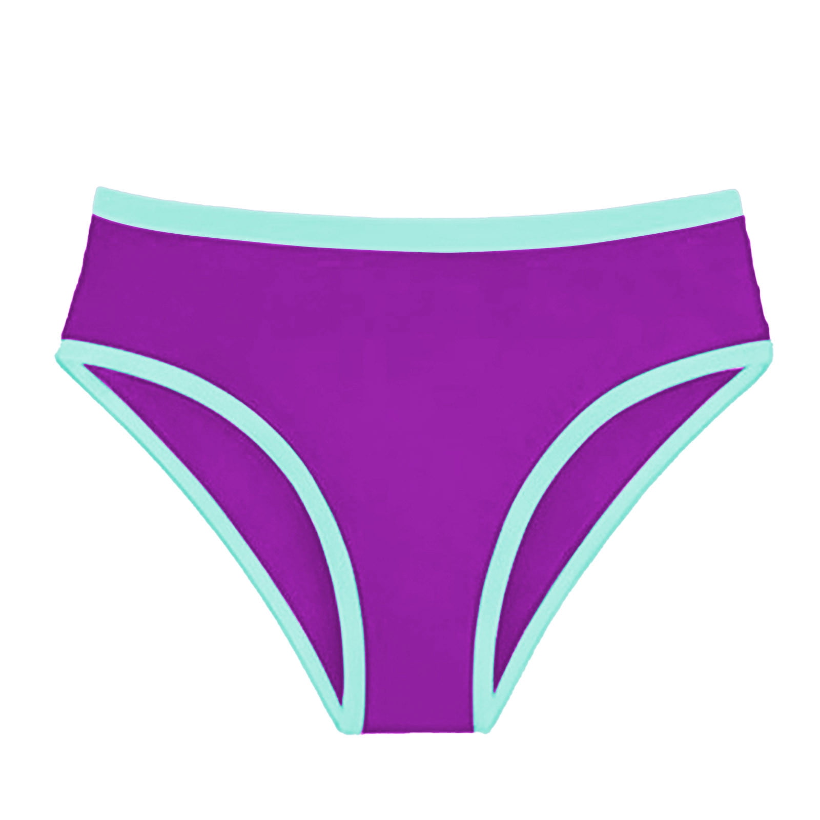 CUZIBR Toddler Kids Girls Swim Bikini Bottoms Low Waist Color Block ...