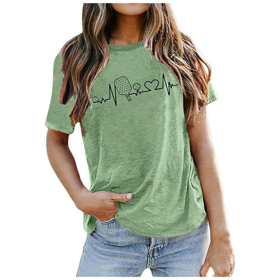 CUZIBR Valentine Day Shirts For Couples Womens Short Sleeve Love Letter ...