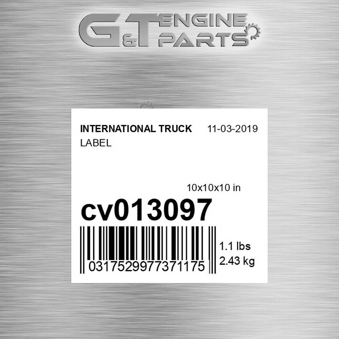 CV-013097 LABEL fits INTERNATIONAL TRUCK (New OEM) - Walmart.com