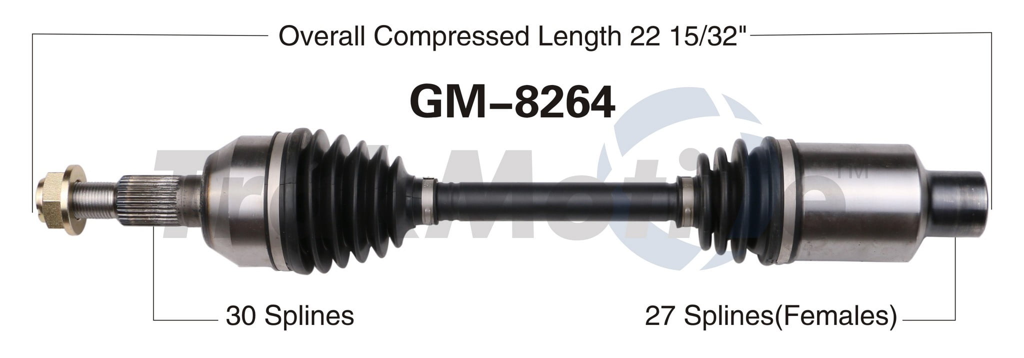 CV Axle Shaft Fits select: 2010-2017 CHEVROLET EQUINOX, 2010-2017 GMC ...