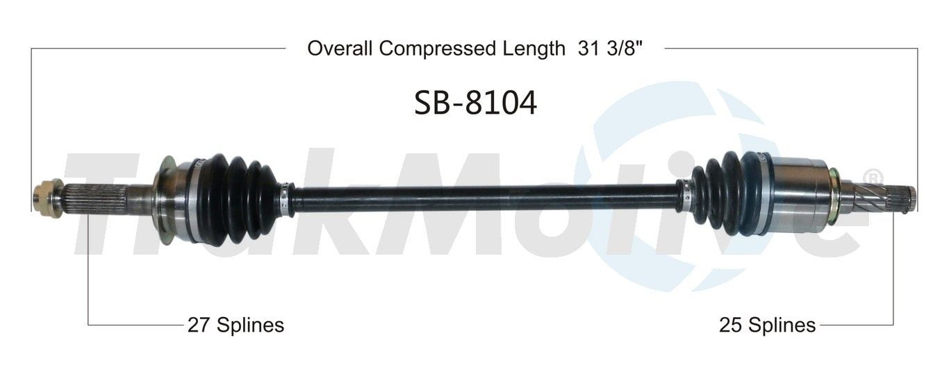 CV Axle Shaft Fits select: 2014-2018 SUBARU FORESTER, 2016-2017 SUBARU ...