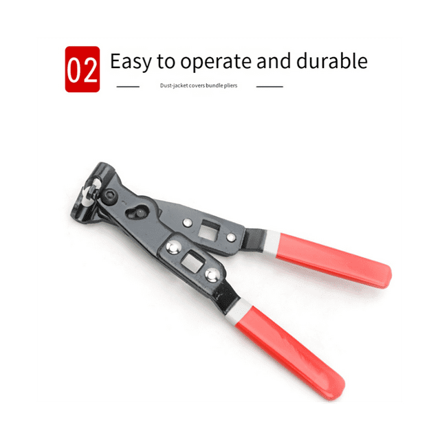 CV Boot Clamp Pliers, Universal CV Boot Clamp Tool Heavy Duty Ear Clamp ...